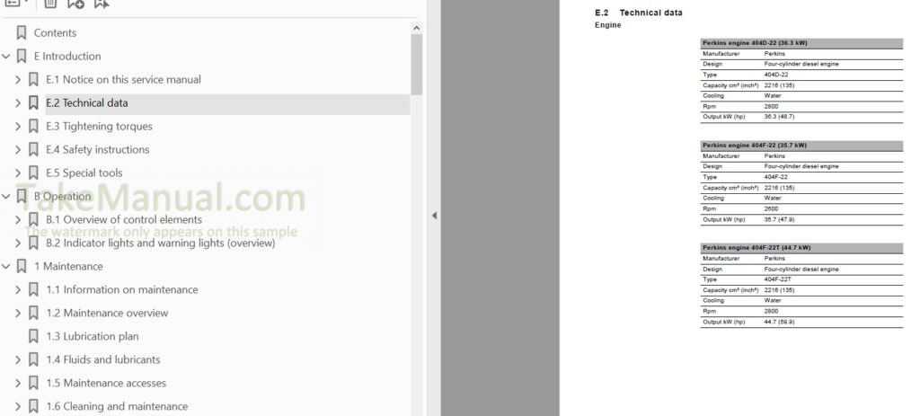 Wacker-Neuson WL38 Service Manual Wheel Loader – TakeManual.com