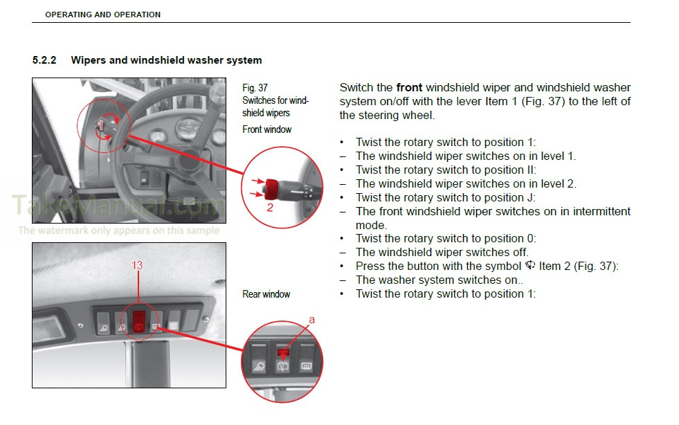 Wacker-Neuson WL57 Operating Manual Wheel Loader – TakeManual.com