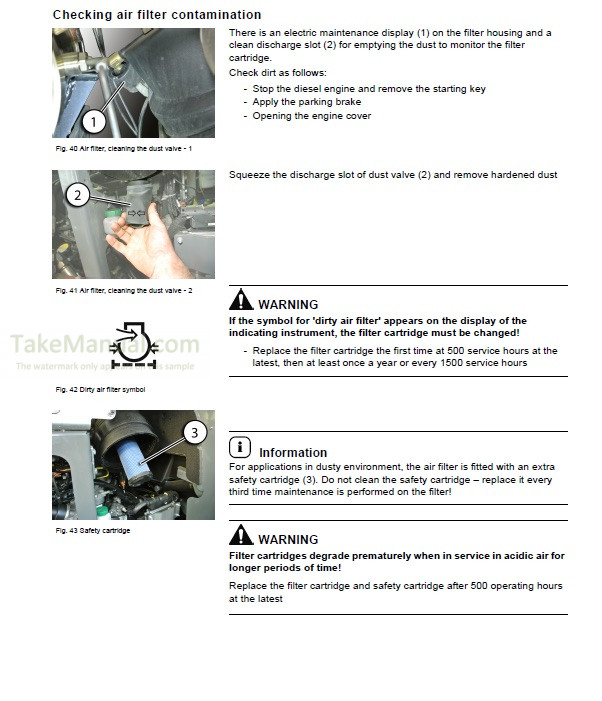 Wacker-Neuson WL60 WL70 Service Manual Wheel Loader – TakeManual.com