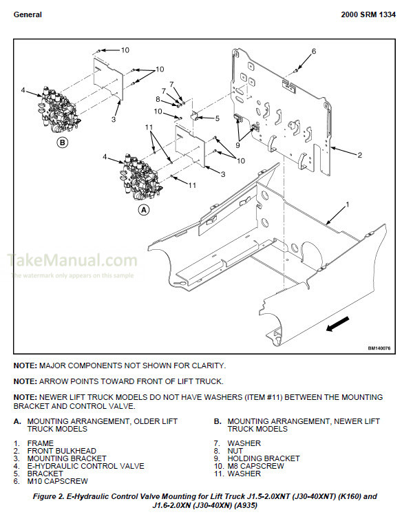 Hyster E45XN E50XN E55XN E60XN E65XN E70XN A268 Repair Manual Forklift ...