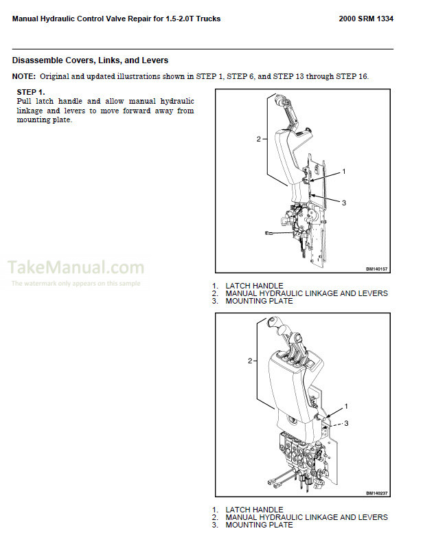 Hyster E45XN E50XN E55XN E60XN E65XN E70XN A268 Repair Manual Forklift ...