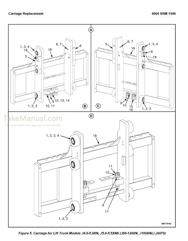 Hyster J80XN J90XN J100XN J120XN J100XNL A970 Repair Manual Forklift Truck – TakeManual.com