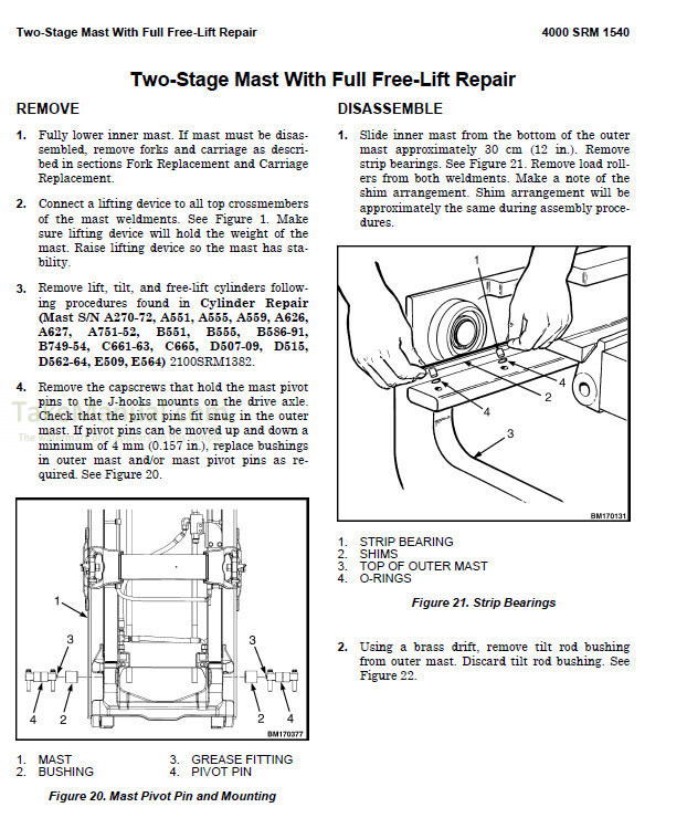 Hyster J80XN J90XN J100XN J120XN J100XNL A970 Repair Manual Forklift Truck – TakeManual.com