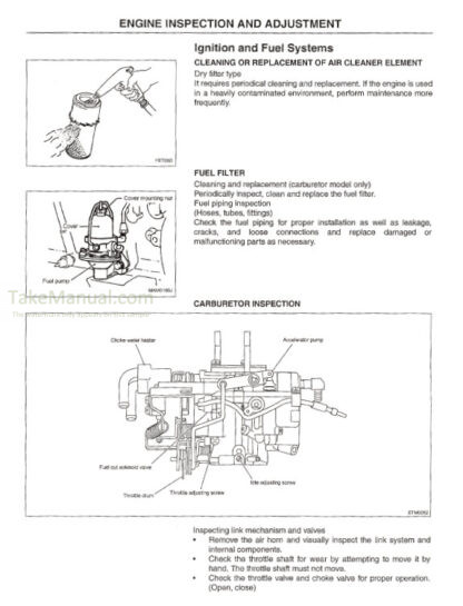 Nissan K21 K25 Series Service Manual And Technical Bulletin Engine ...