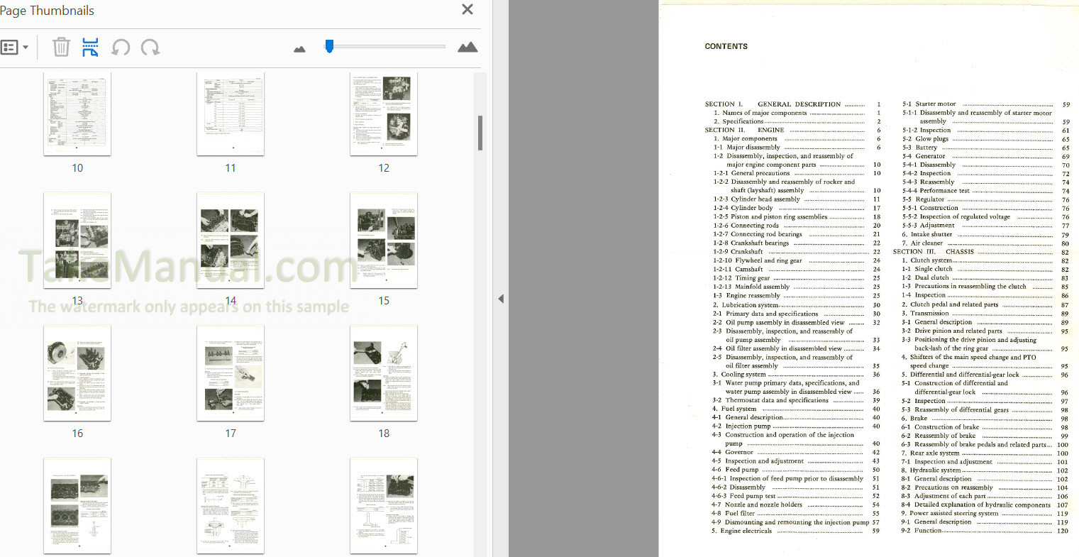 Iseki TS3510 TS4010 TS4510 Service Manual Tractor – TakeManual.com
