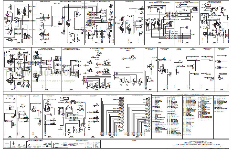 New Holland L180 L185 L190 C185 C190 Repair Manual Skid Steer Compact ...