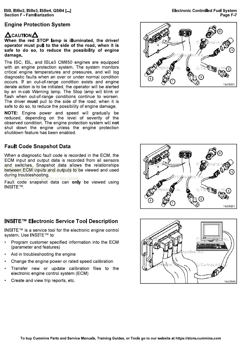 Cummins ISB to CM850 PDF Repair Manual Vol 1-4