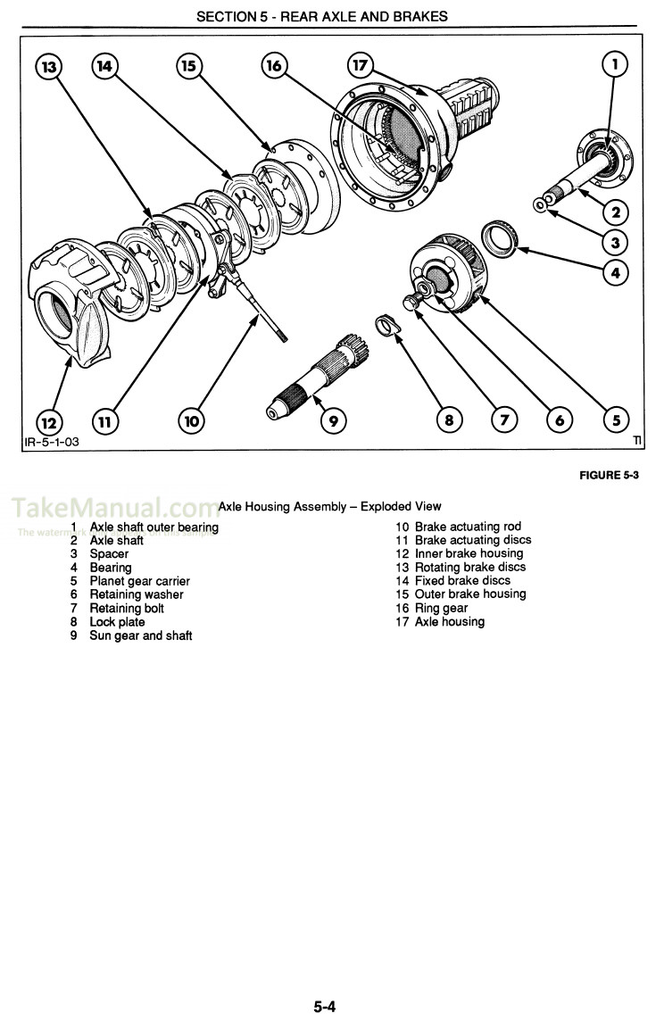 Ford New Holland 455D 555D 575D 655D 675D Service Manual Tractor ...