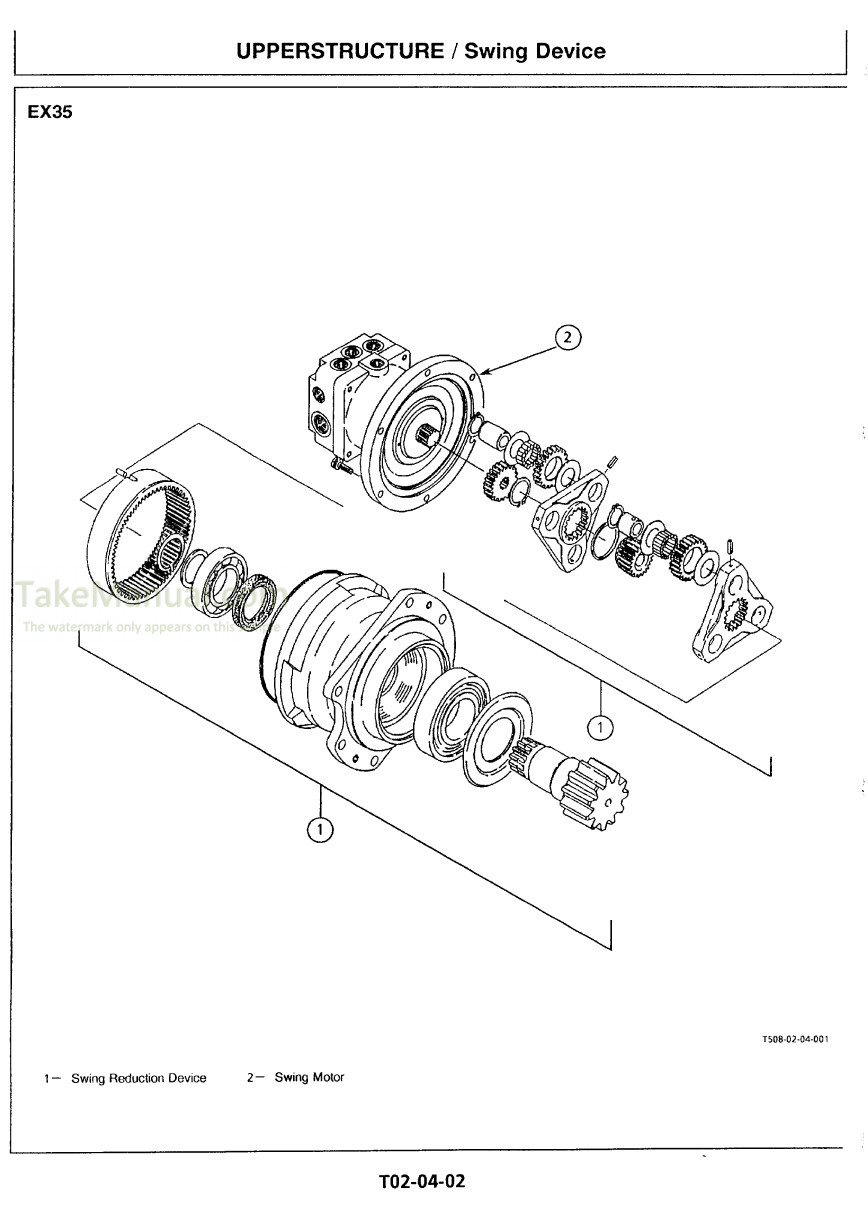 Hitachi EX25 EX35 EX40 Technical Manual Excavator KM581E-01 PDF
